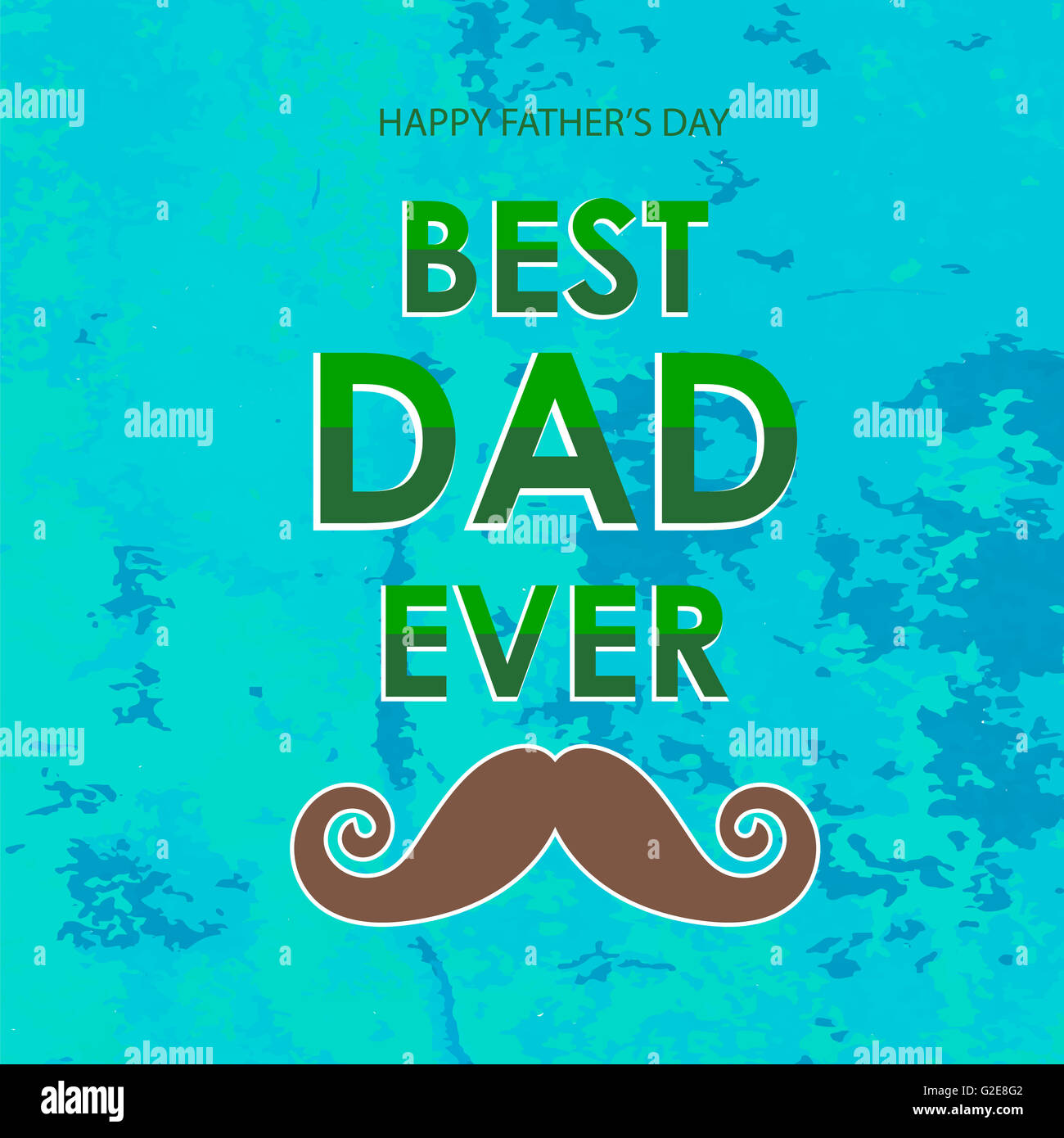 Best Dad Poster. Happy Fathers Day Design Stock Photo - Alamy