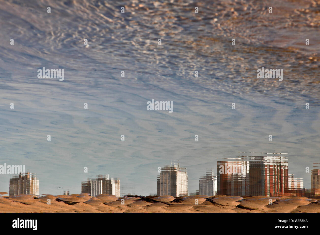 Buildings Reflected in Water 3 Stock Photo - Alamy