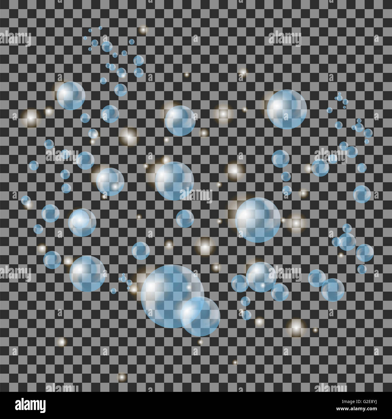 Transparent Water Bubbles Isolated Stock Photo - Alamy