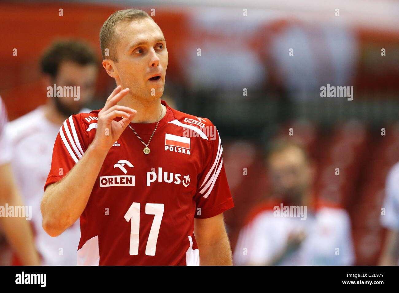 Tokyo Metropolitan Gymnasium, Tokyo, Japan. 28th May, 2016. Pawel ...