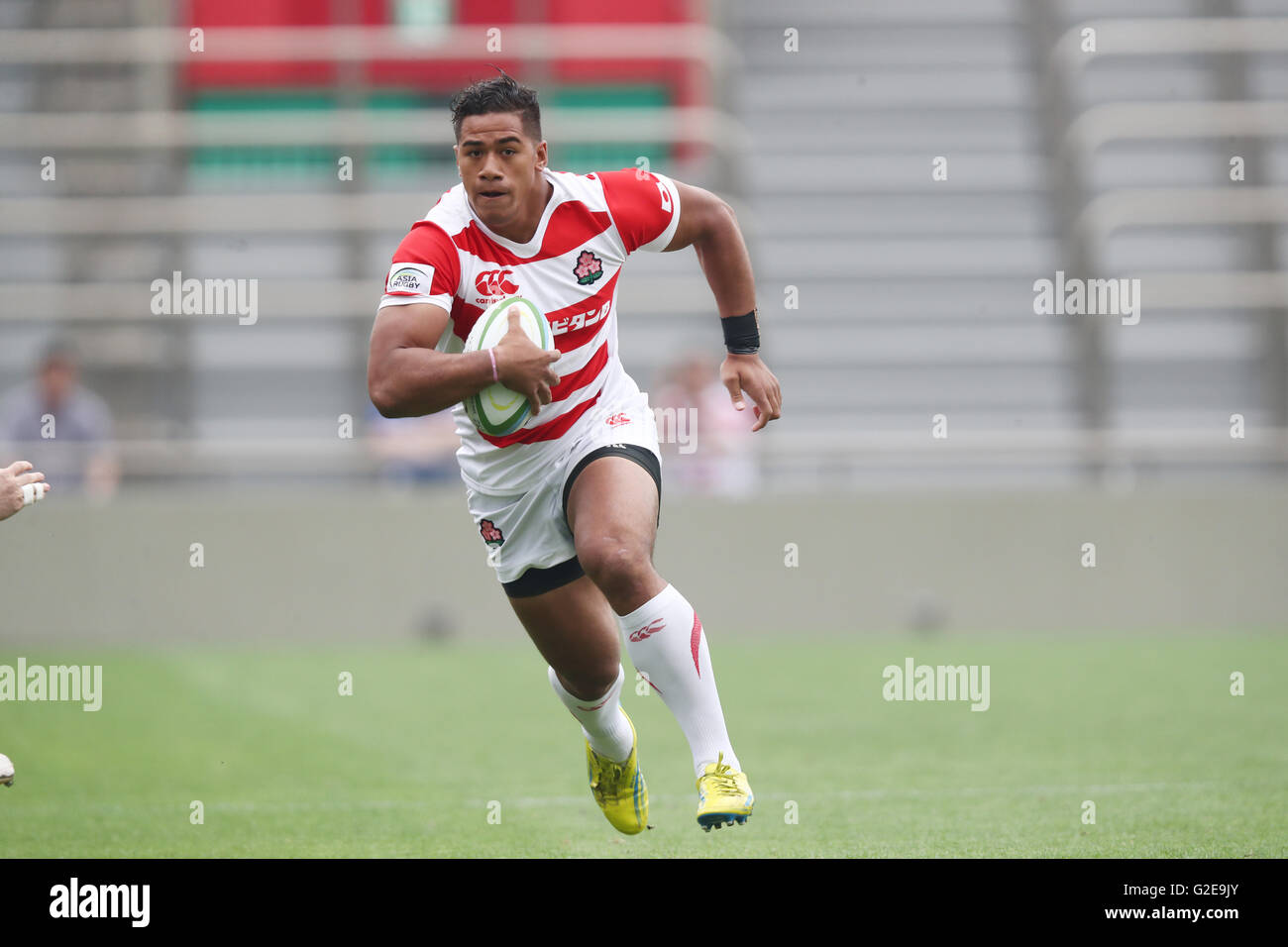 Tokyo, Japan. 28th May, 2016. Ataata Moeakiola (JPN) Rugby : Asia Rugby ...