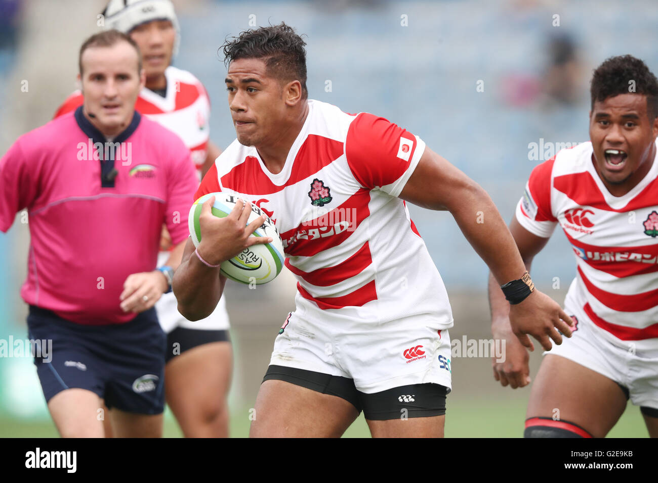 Tokyo, Japan. 28th May, 2016. Ataata Moeakiola (JPN) Rugby : Asia Rugby ...