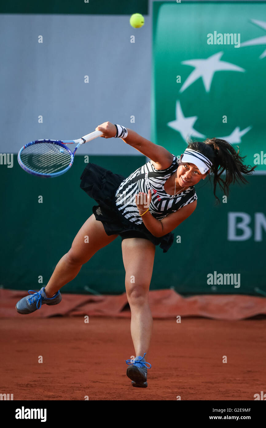 Paris, France. 27th May, 2016. Eri Hozumi (JPN) Tennis : Eri Hozumi of ...