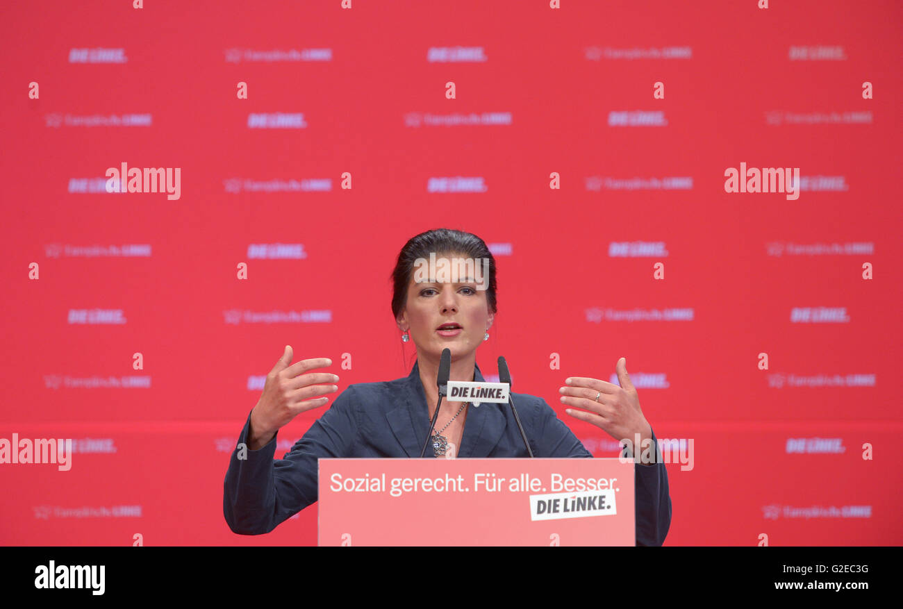Sahra Wagenknecht, Fraction Chairwoman of Die Linke party at the ...
