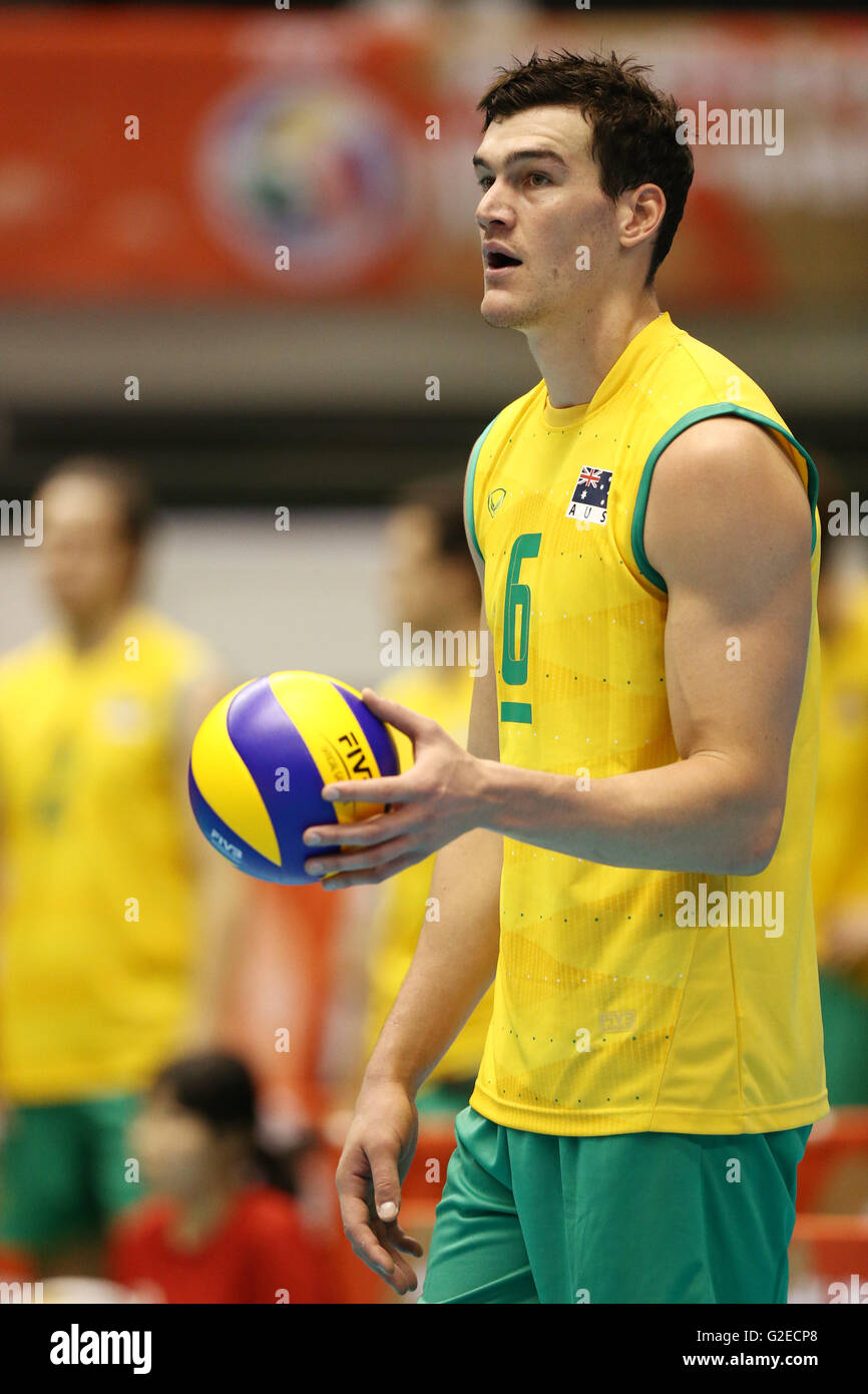 Tokyo Metropolitan Gymnasium, Tokyo, Japan. 29th May, 2016. Edgar ...
