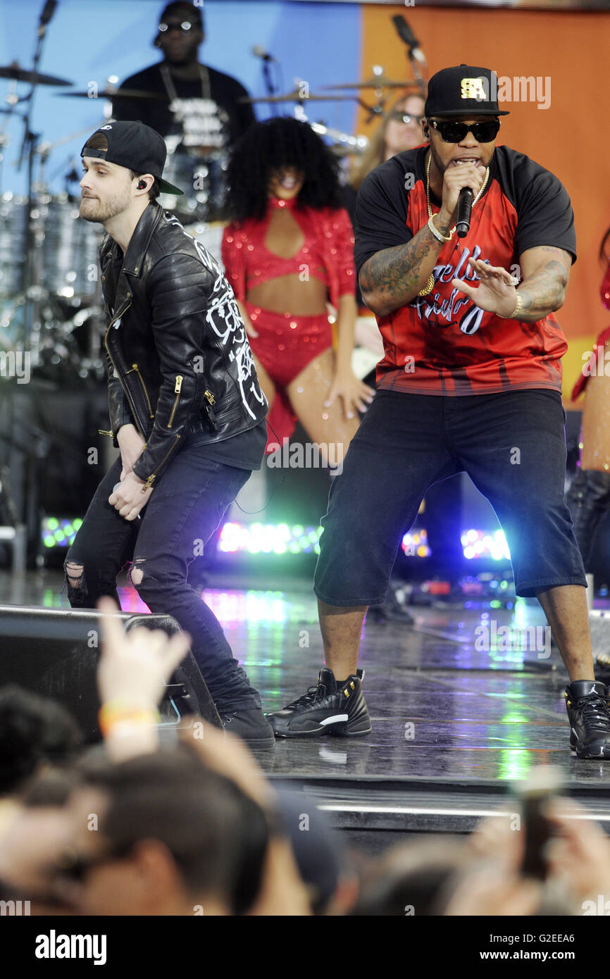 New York City. 27th May, 2016. Flo Rida performs during ABC's 'Good ...