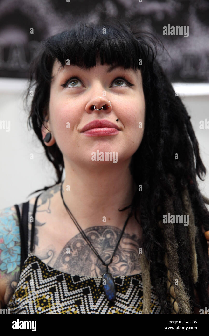 Female And Male Models With Tattoos In Latex High Resolution Stock ...