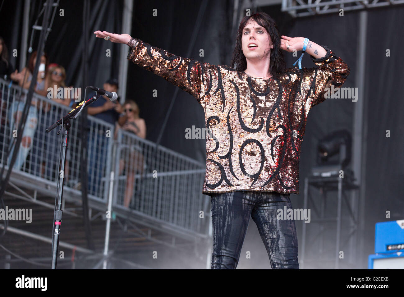 Napa, California, USA. 28th May, 2016. Singer LUKE SPILLER of The ...