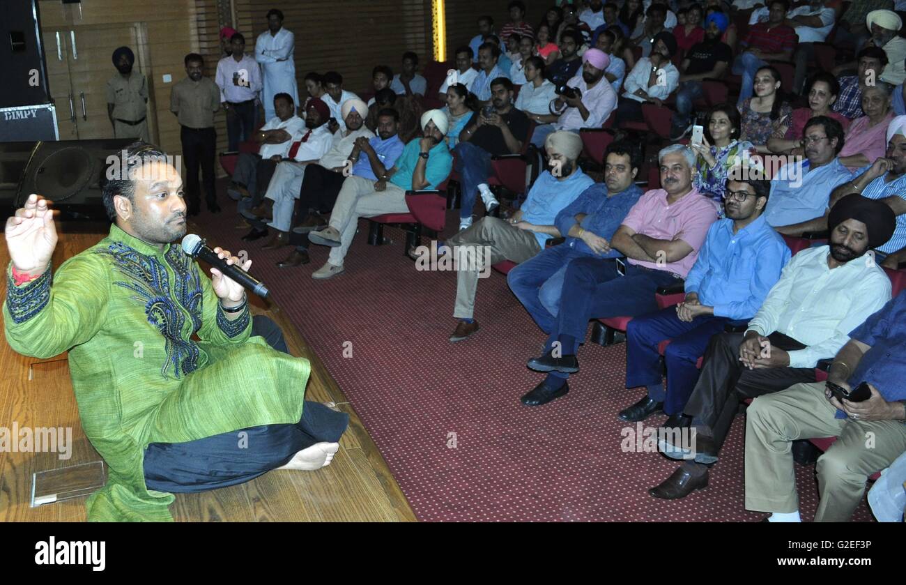 Patiala, India. 29th May, 2016. Renowned singer sensation Master Saleem ...