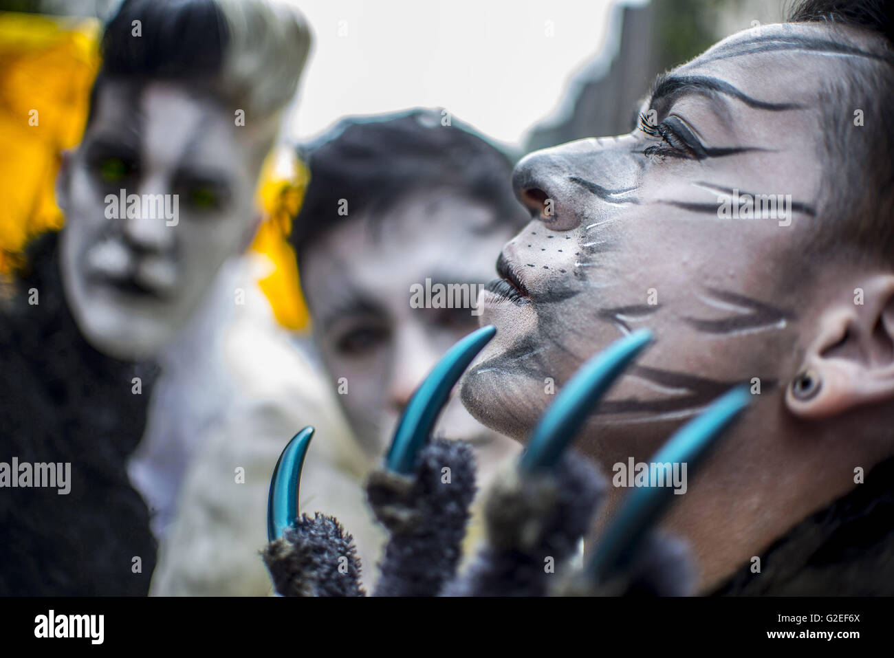 Sao Paulo, Brazil. 29th May, 2016. GAY PRIDE: Revelers take part in the ...
