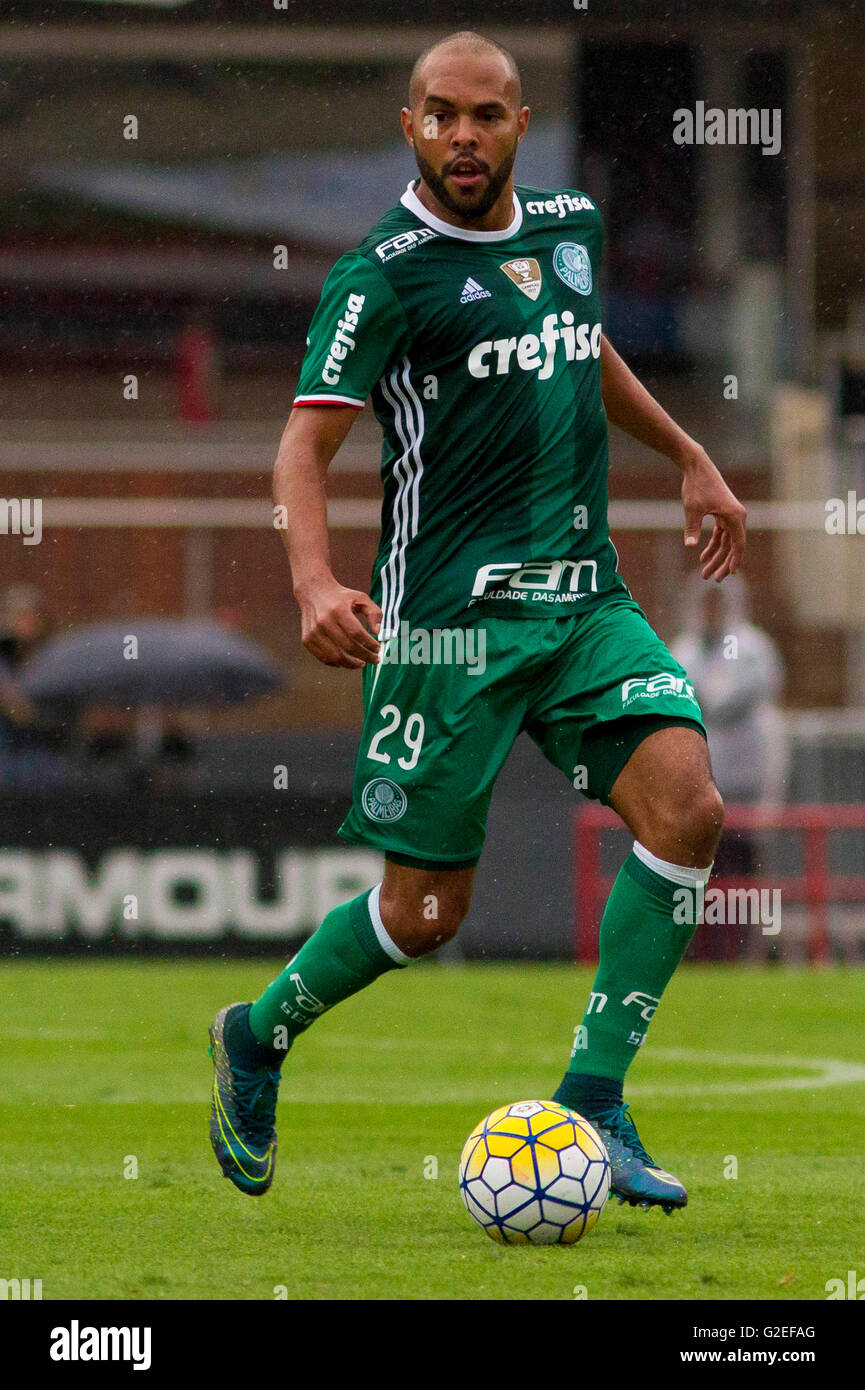SAO PAULO, Brazil - 05/29/2016: SPFC X PALM - Alecsandro during the ...