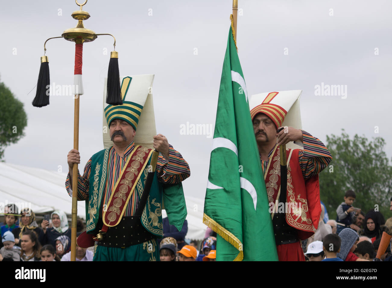 London, UK. 29th May, 2016. Turkish Traditional Ottoman Marching band ...