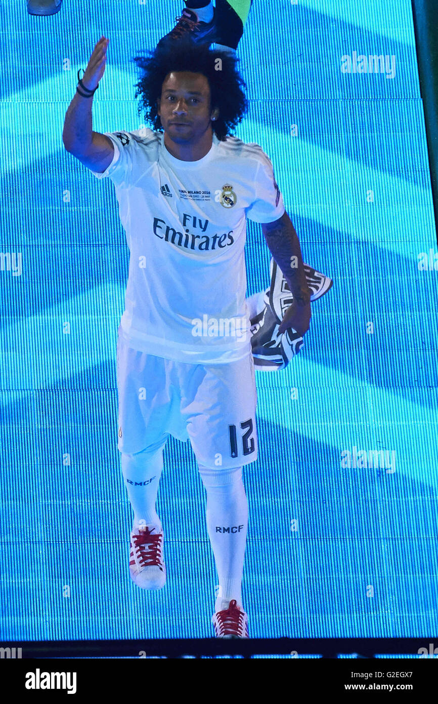 Madrid, Madrid, Spain. 29th May, 2016. Marcelo (defender; Real Madrid ...