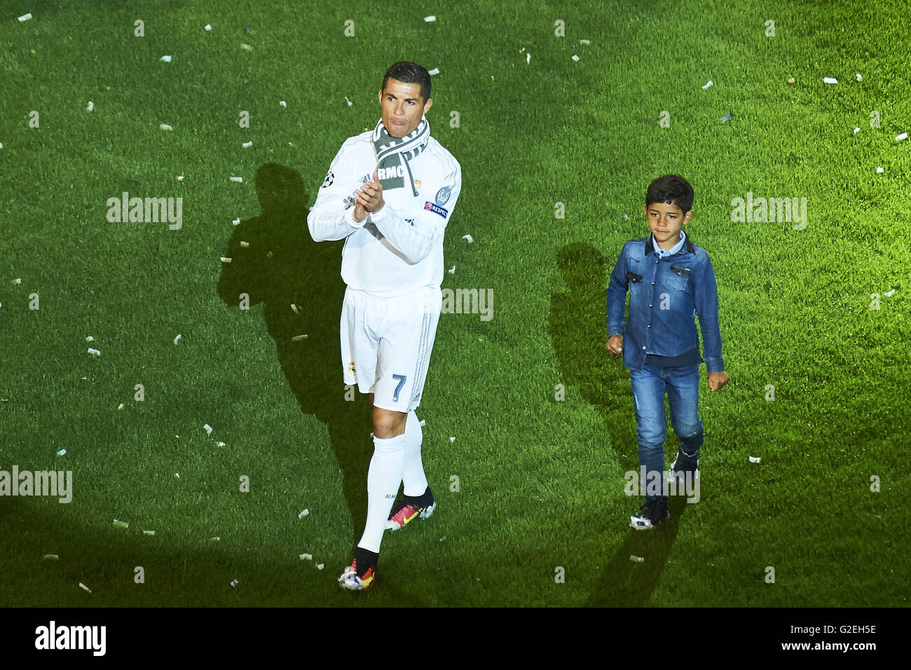 Madrid, Madrid, Spain. 29th May, 2016. Cristiano Ronaldo (forward; Real ...