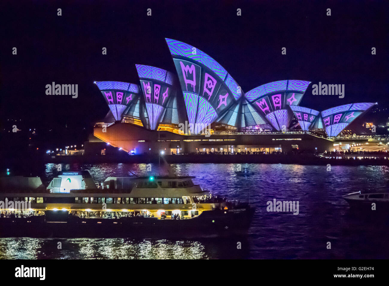 Sydney, Australia. 29th May, 2016. Vivid Sydney celebrated Australian ...