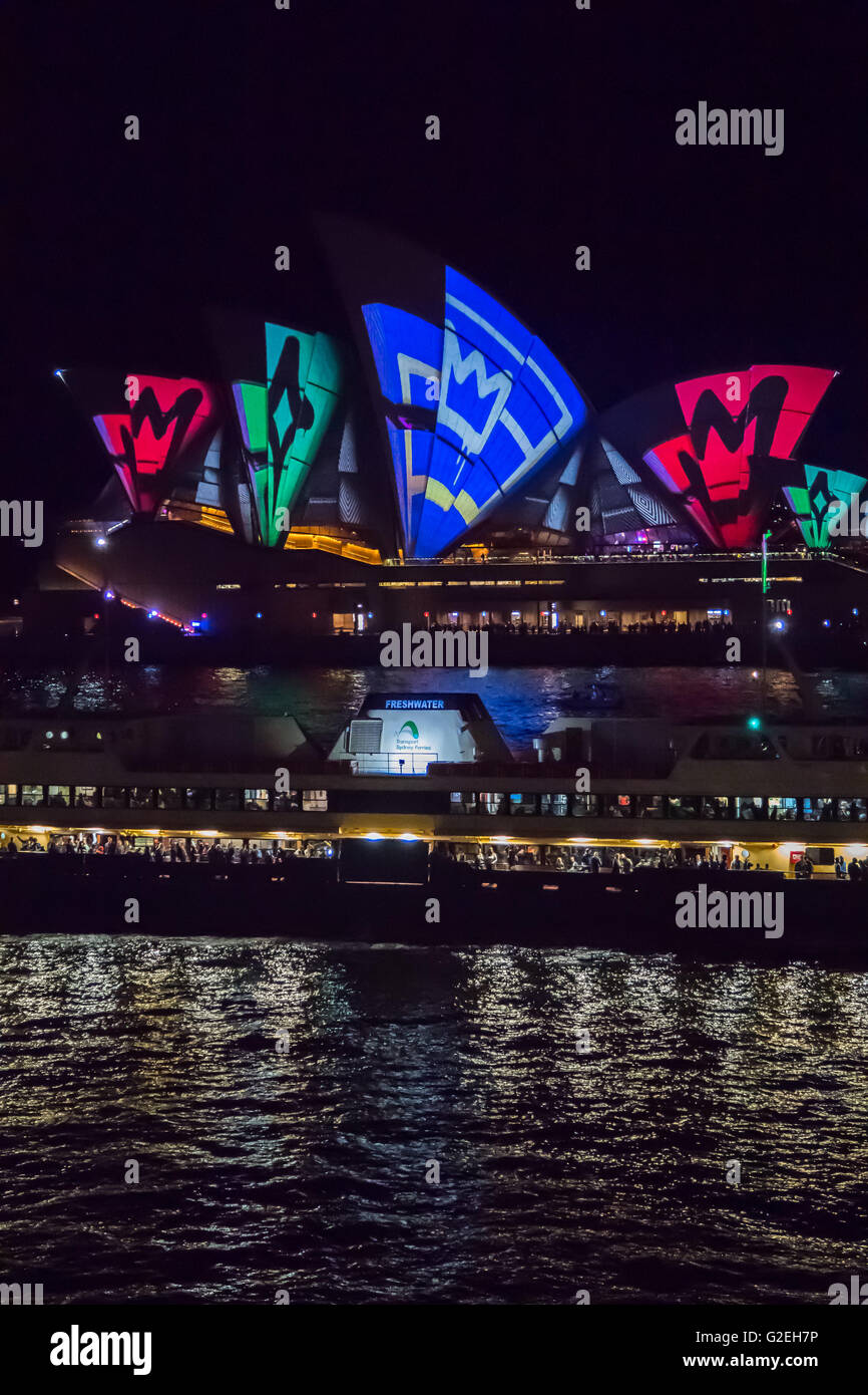 Sydney, Australia. 29th May, 2016. Vivid Sydney celebrated Australian ...
