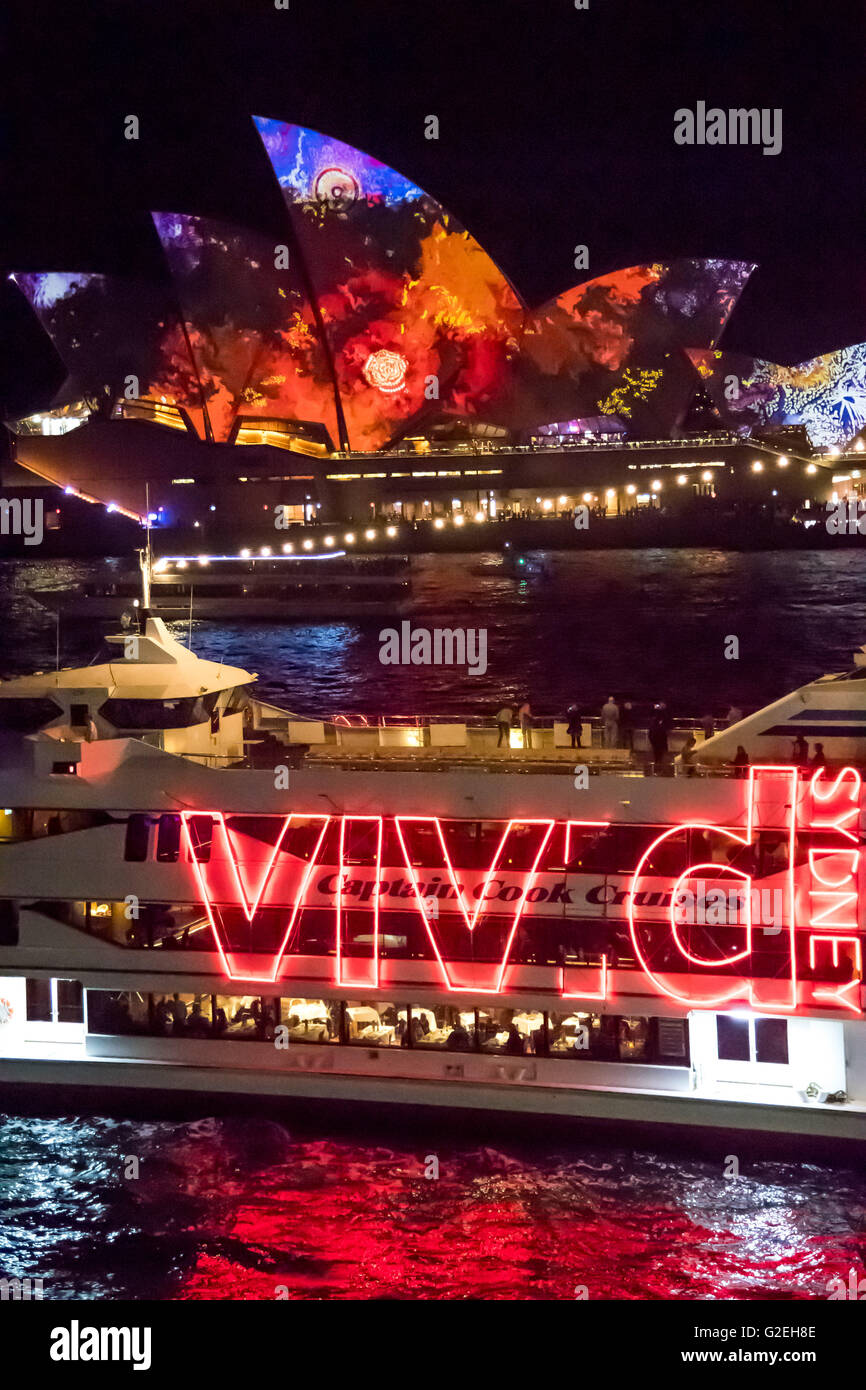 Sydney, Australia. 29th May, 2016. Vivid Sydney celebrated Australian ...
