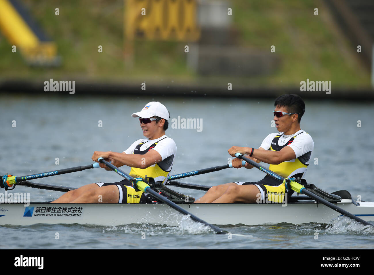Toda Olympic Rowing Course, Saitama, Japan. 29th May, 2016. Tokyo ...