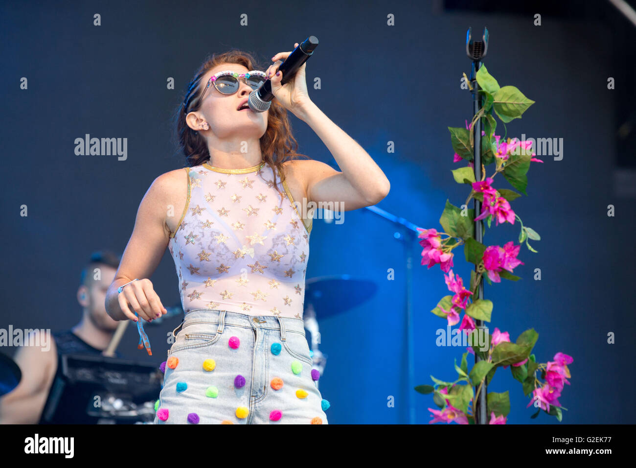 Napa, California, USA. 29th May, 2016. MANDY LEE of Misterwives ...