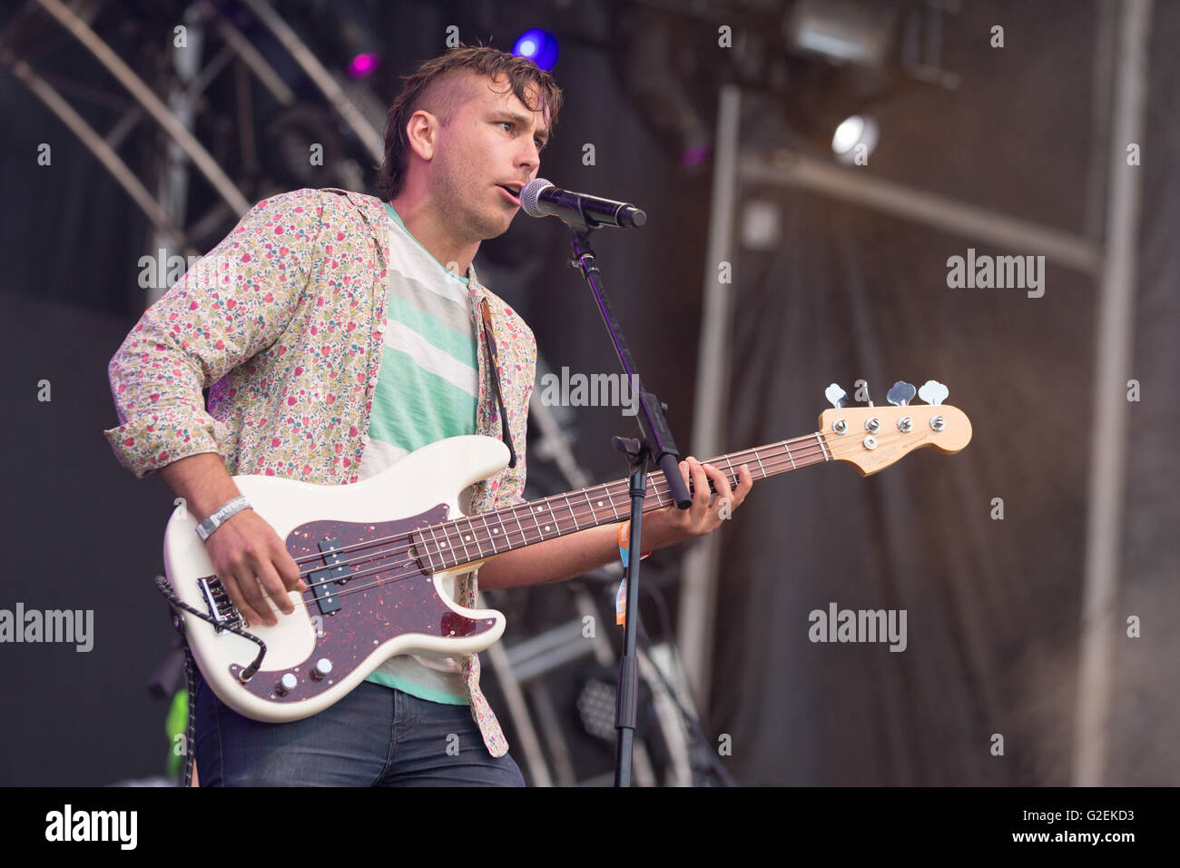 Napa, California, USA. 29th May, 2016. Bassist GREG SELLIN of Waters ...