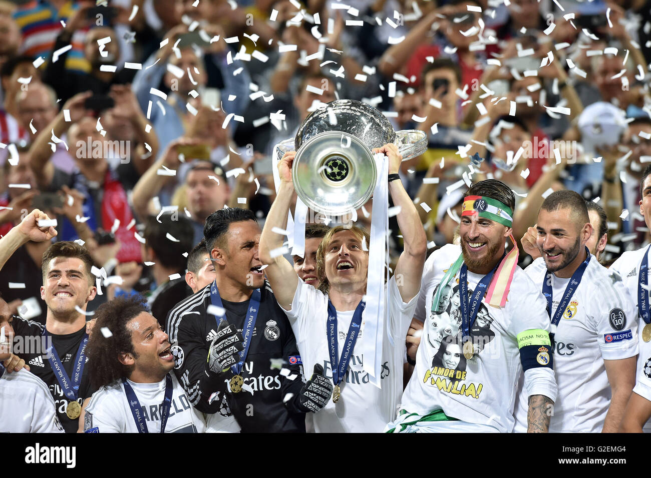 Milan, Italy. 28th May, 2016. Luka Modric (Real) Football/Soccer : Luka ...