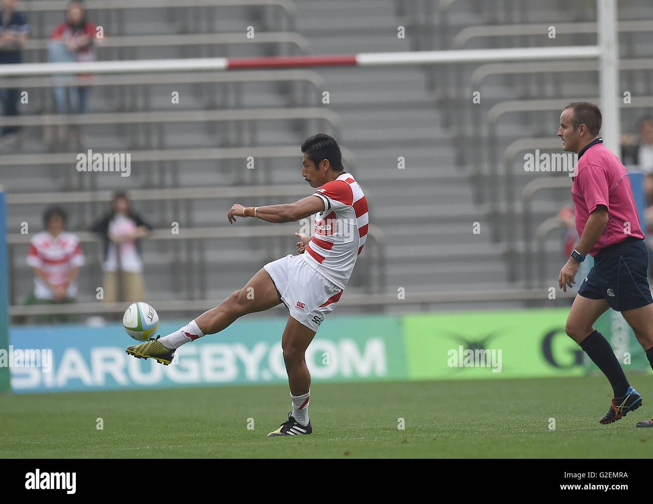 Tokyo, Japan. 28th May, 2016. Keisuke Uchida (JPN) Rugby : Asia Rugby Championship game between ...
