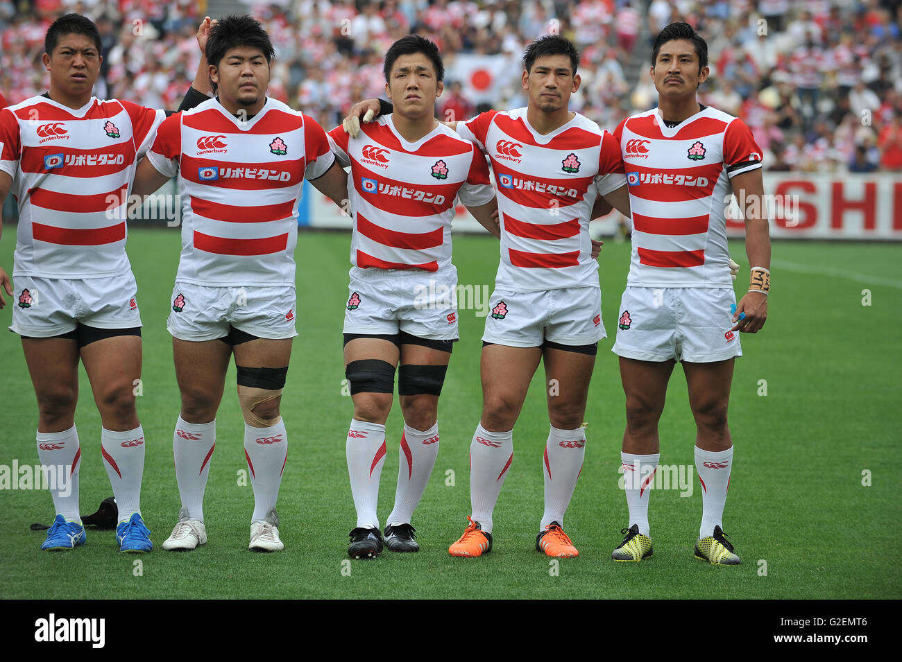 Tokyo, Japan. 28th May, 2016. Japan team group (JPN) Rugby : Asia Rugby ...