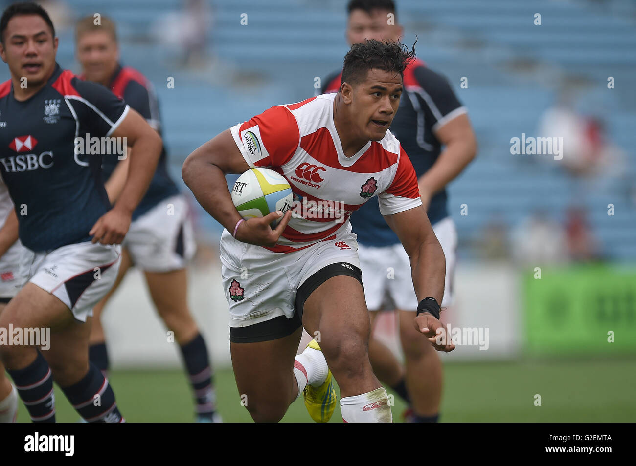 Tokyo, Japan. 28th May, 2016. Ataata Moeakiola (JPN) Rugby : Asia Rugby ...