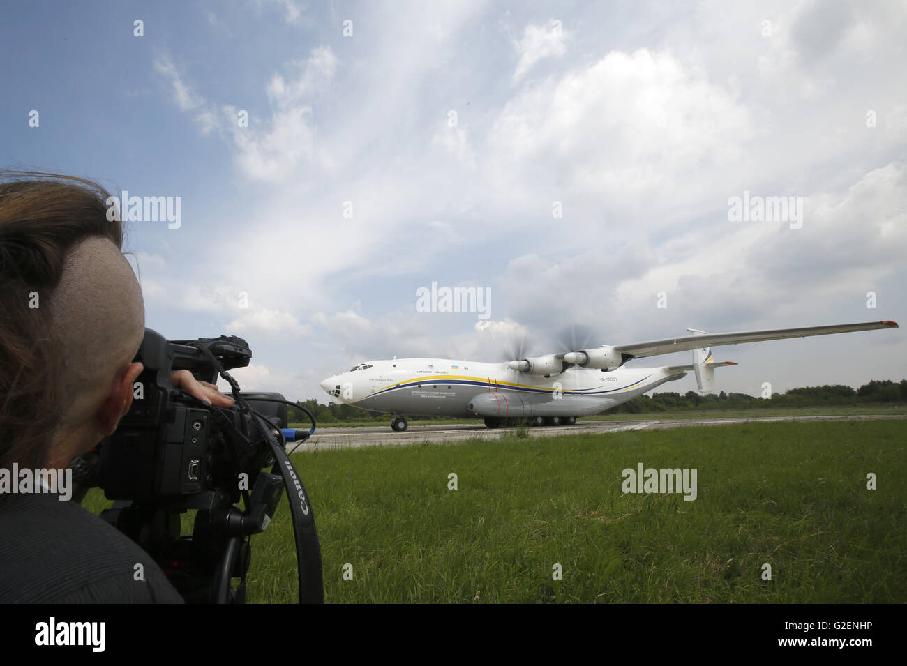 May 30, 2016 - The renovated Antonov An-22 ''Antei'' is seen at the ...