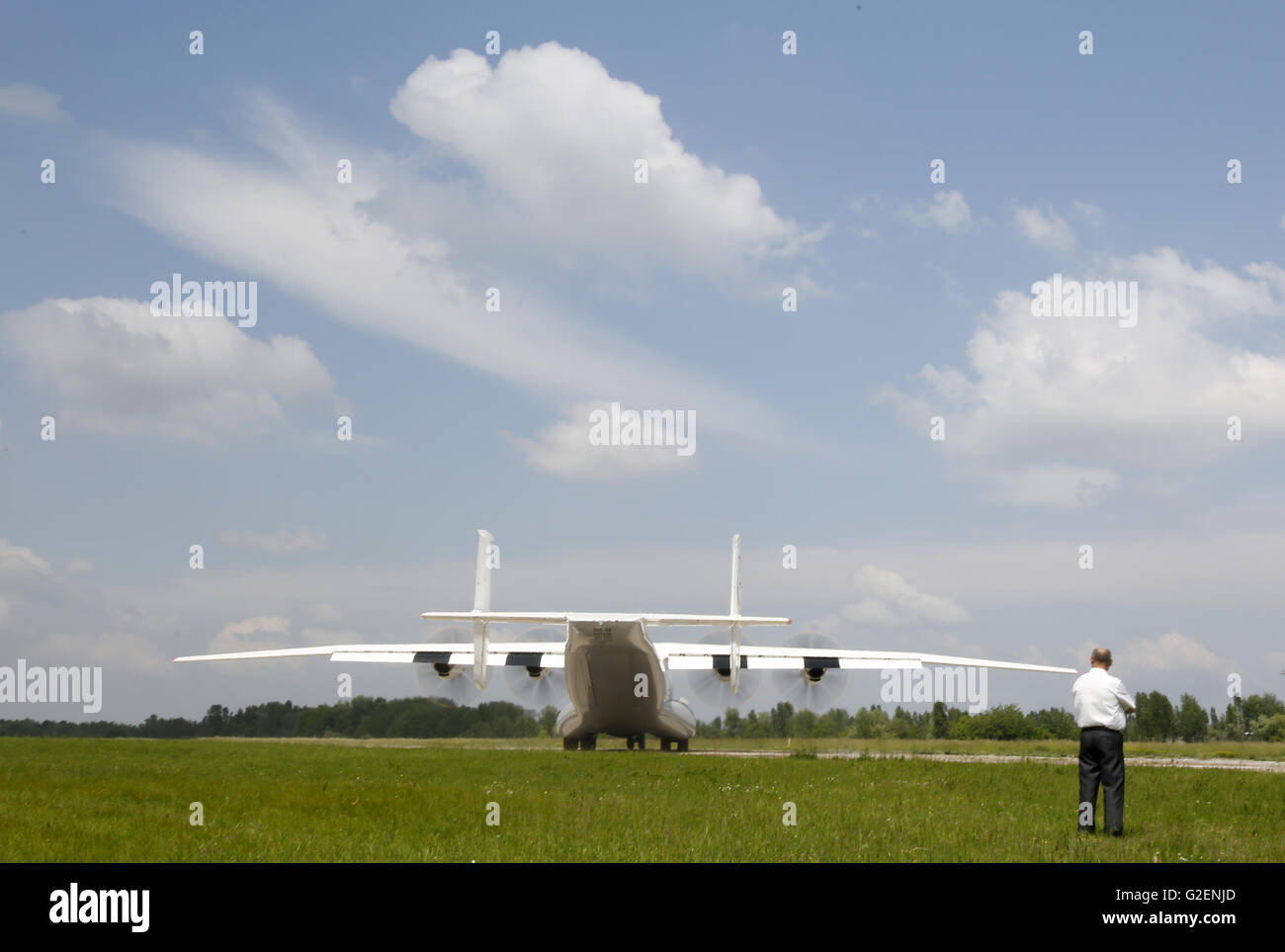 May 30, 2016 - The renovated Antonov An-22 ''Antei'' is seen at the ...