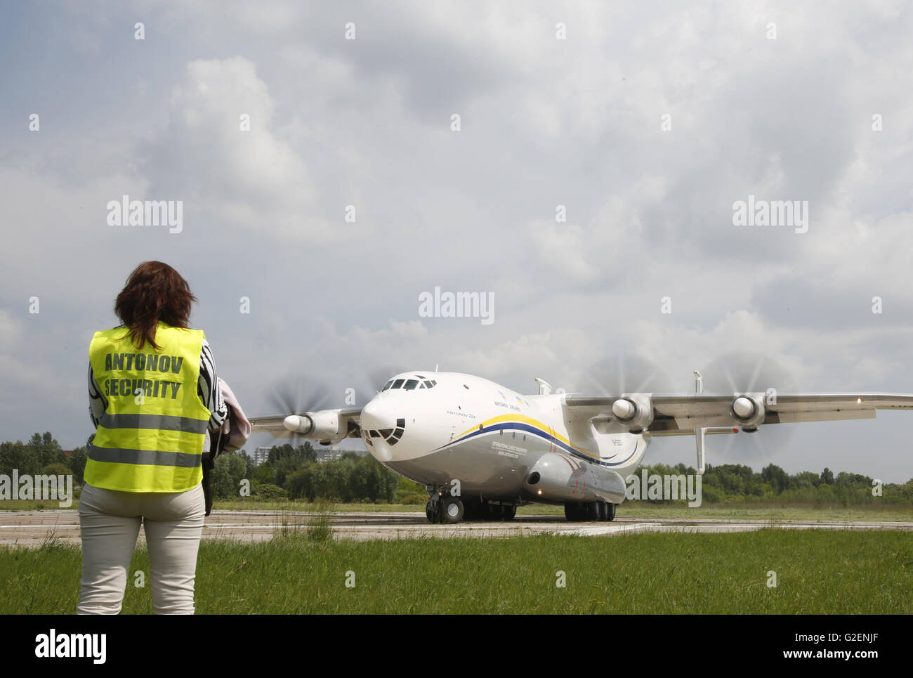 May 30, 2016 - The renovated Antonov An-22 ''Antei'' is seen at the ...