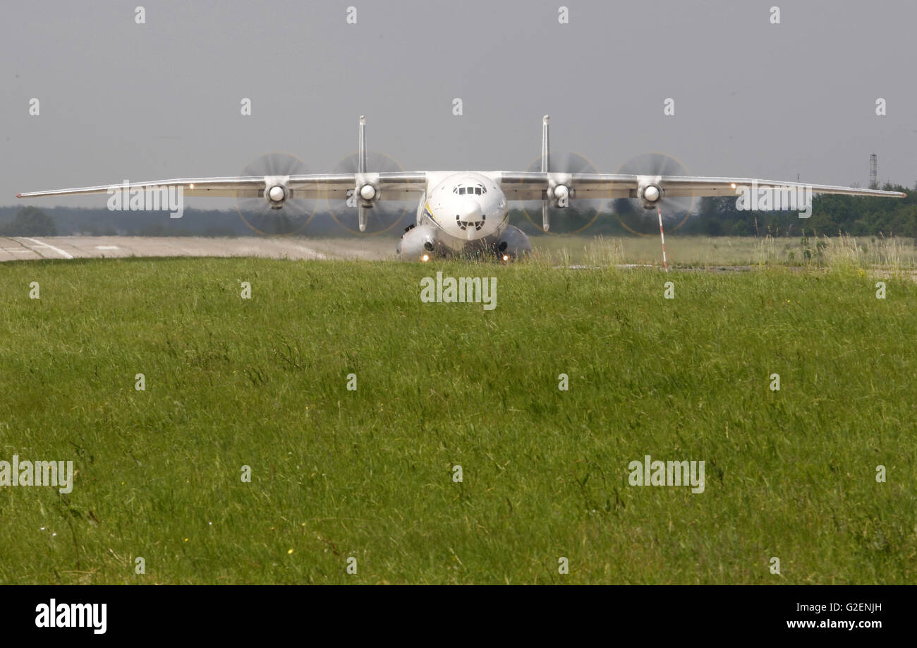 May 30, 2016 - The renovated Antonov An-22 ''Antei'' is seen at the ...