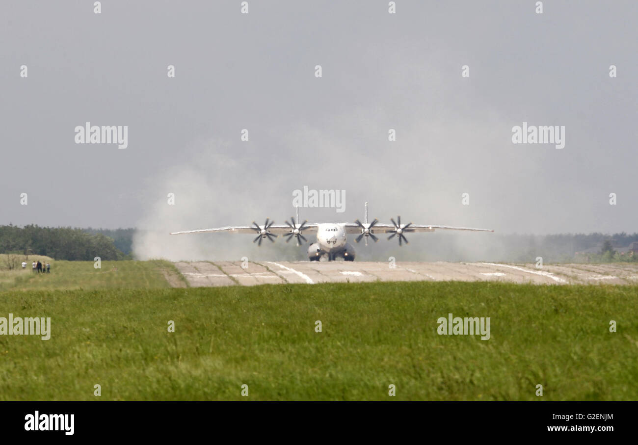 May 30, 2016 - The renovated Antonov An-22 ''Antei'' is seen at the ...