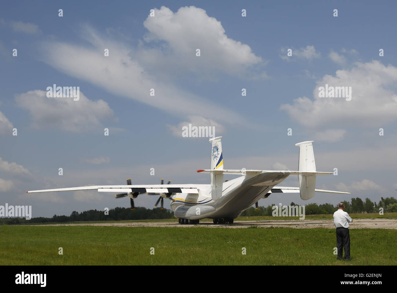 May 30, 2016 - The renovated Antonov An-22 ''Antei'' is seen at the ...