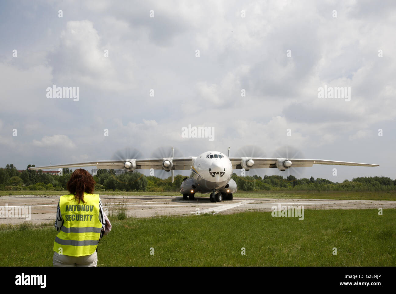 May 30, 2016 - The renovated Antonov An-22 ''Antei'' is seen at the ...