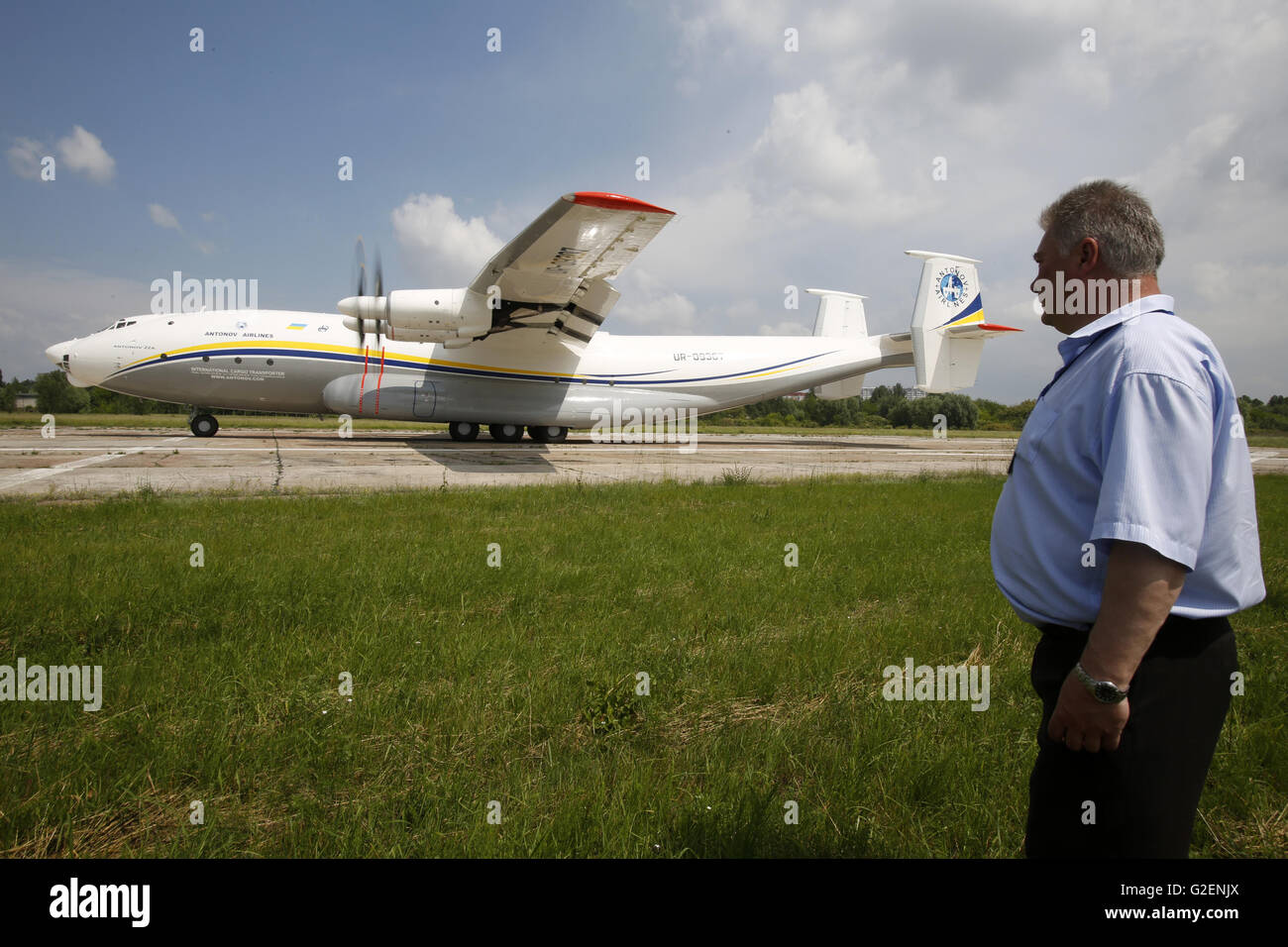 May 30, 2016 - The renovated Antonov An-22 ''Antei'' is seen at the ...