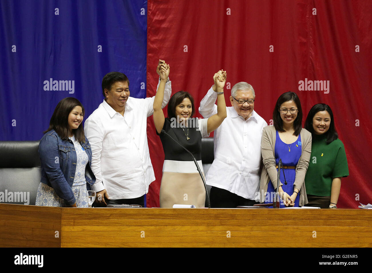 Quezon City, Philippines. 30th May, 2016. Philippine vice presidential ...