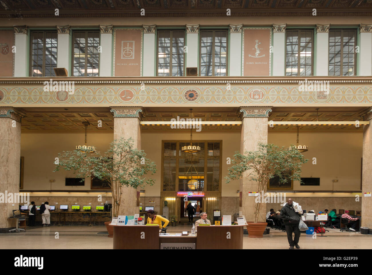 Enoch Pratt free library Baltimore Maryland Stock Photo - Alamy