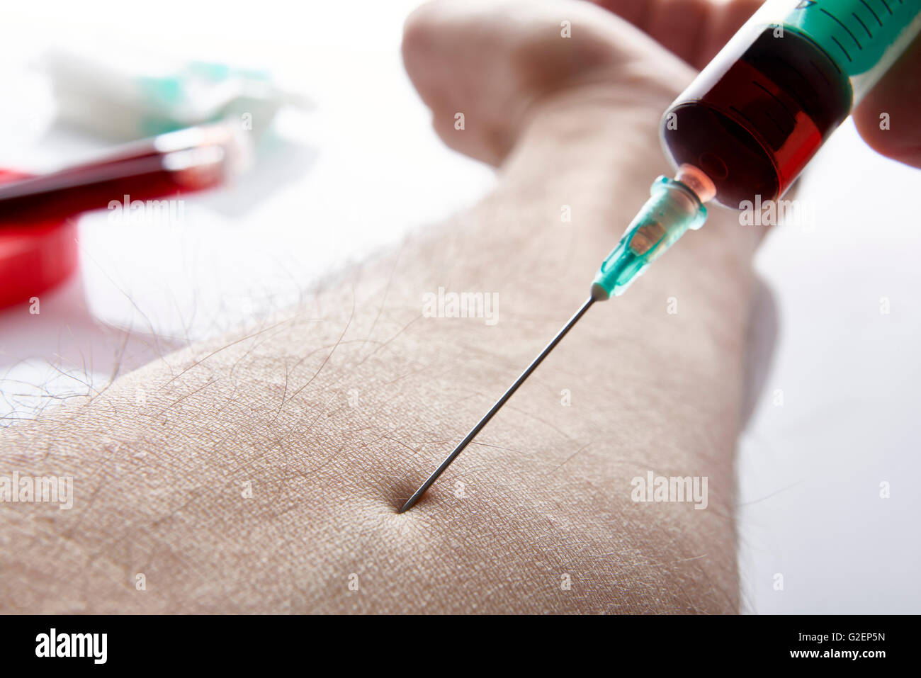 Removing blood laboratory hi-res stock photography and images - Alamy