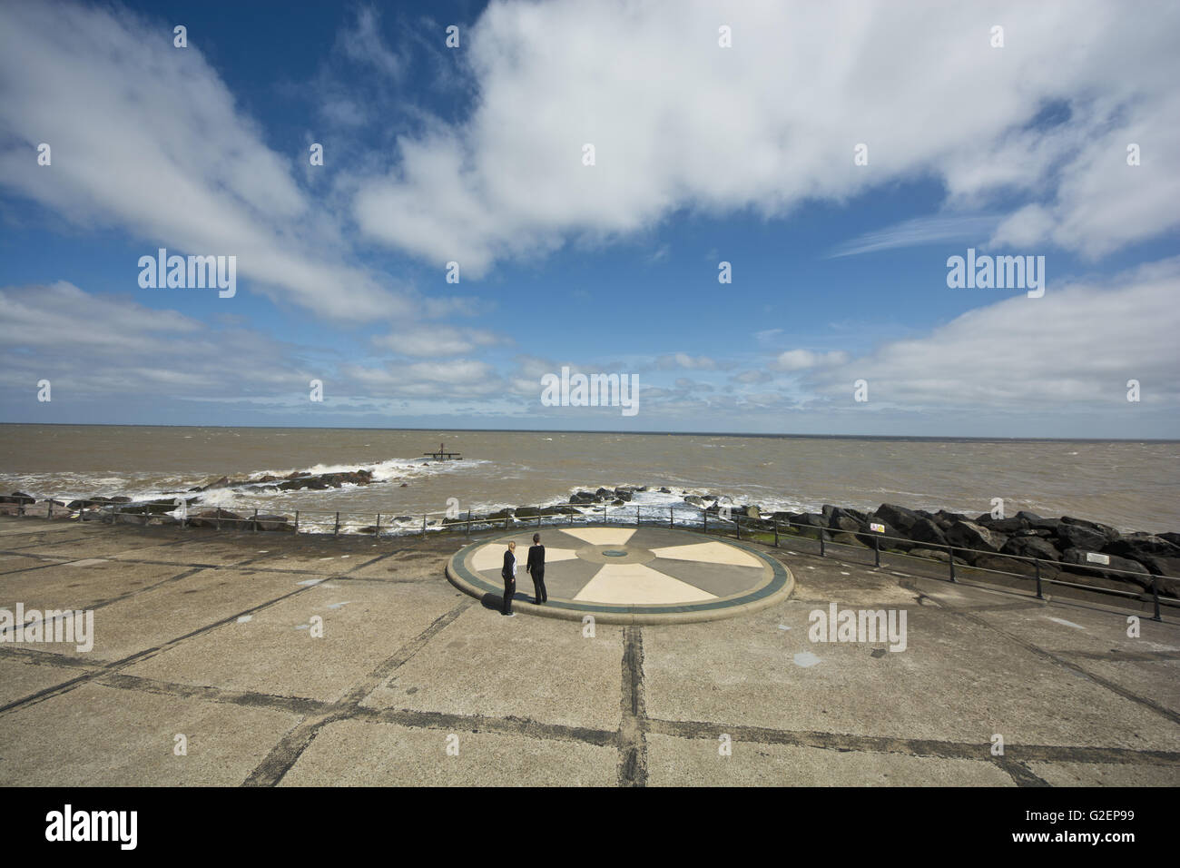 Euroscope Ness point Lowestoft Stock Photo - Alamy