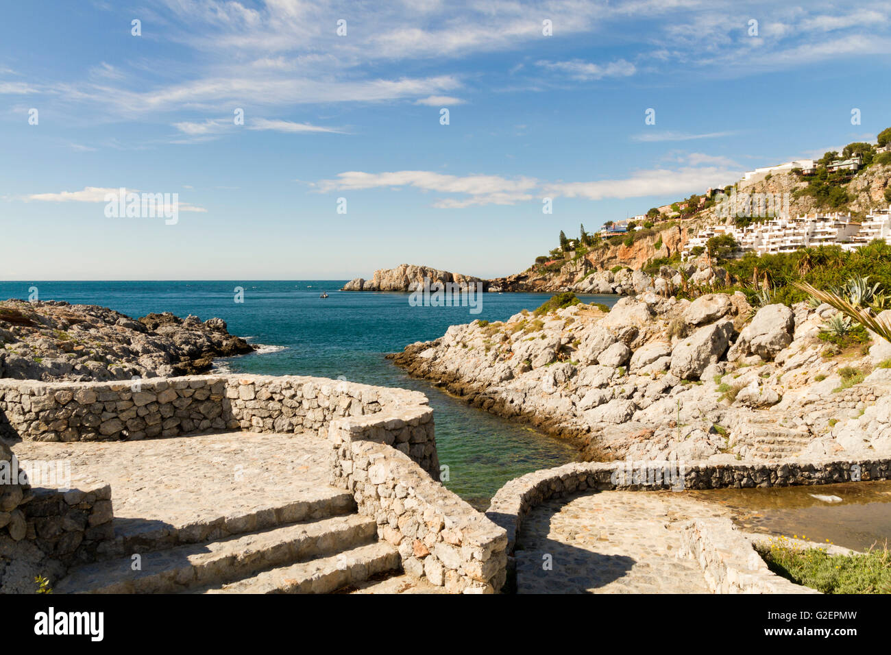 Punta De La Mona, La Herradura on the Costa Del Sol Spain Stock Photo ...