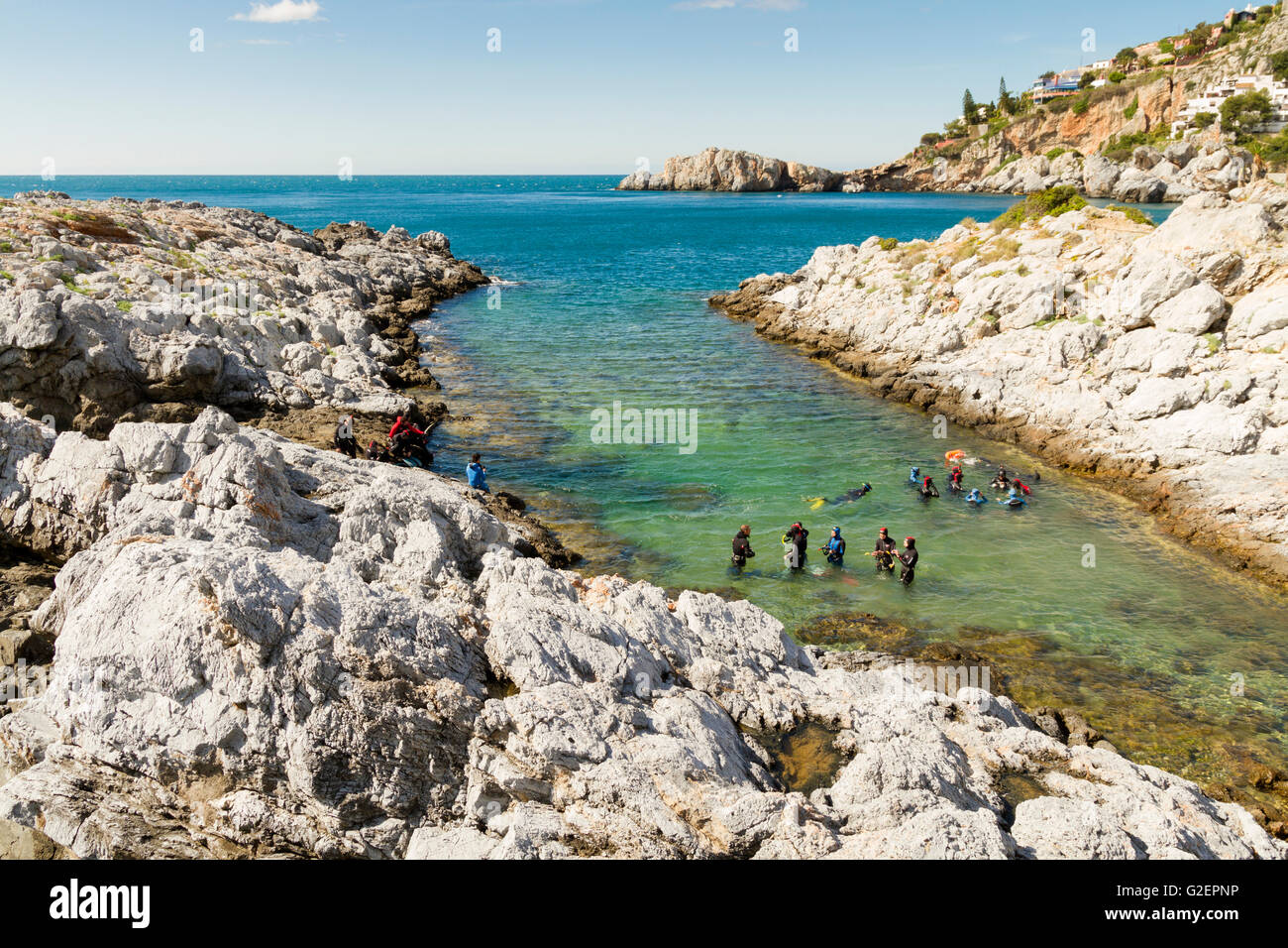 Punta De La Mona, La Herradura on the Costa Del Sol Spain Stock Photo ...