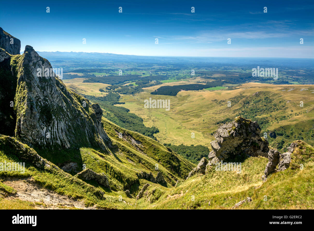 Valley of salt fountains, Sancy, Auvergne Volcanoes Natural Regional ...