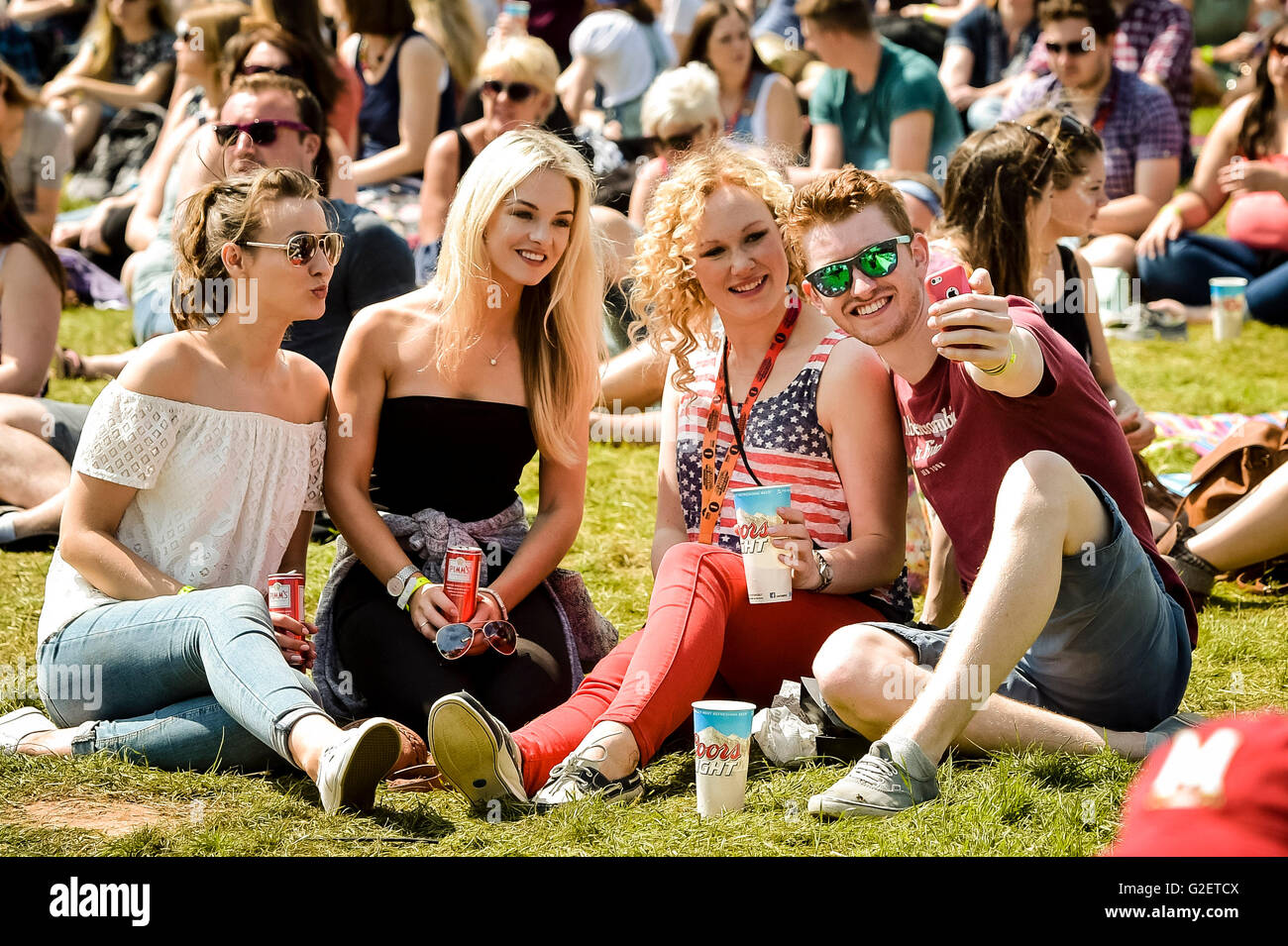 Bbc radio 1s big weekend powderham castle hi-res stock photography and ...