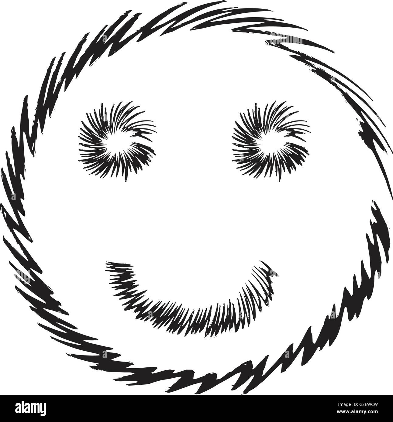 Smile face grunge icon symbol Emoji Stock Vector Image & Art - Alamy