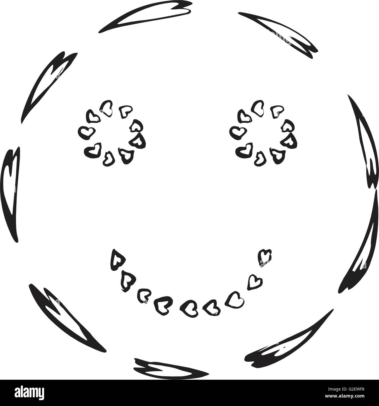 Smile face grunge icon symbol Emoji Stock Vector Image & Art - Alamy