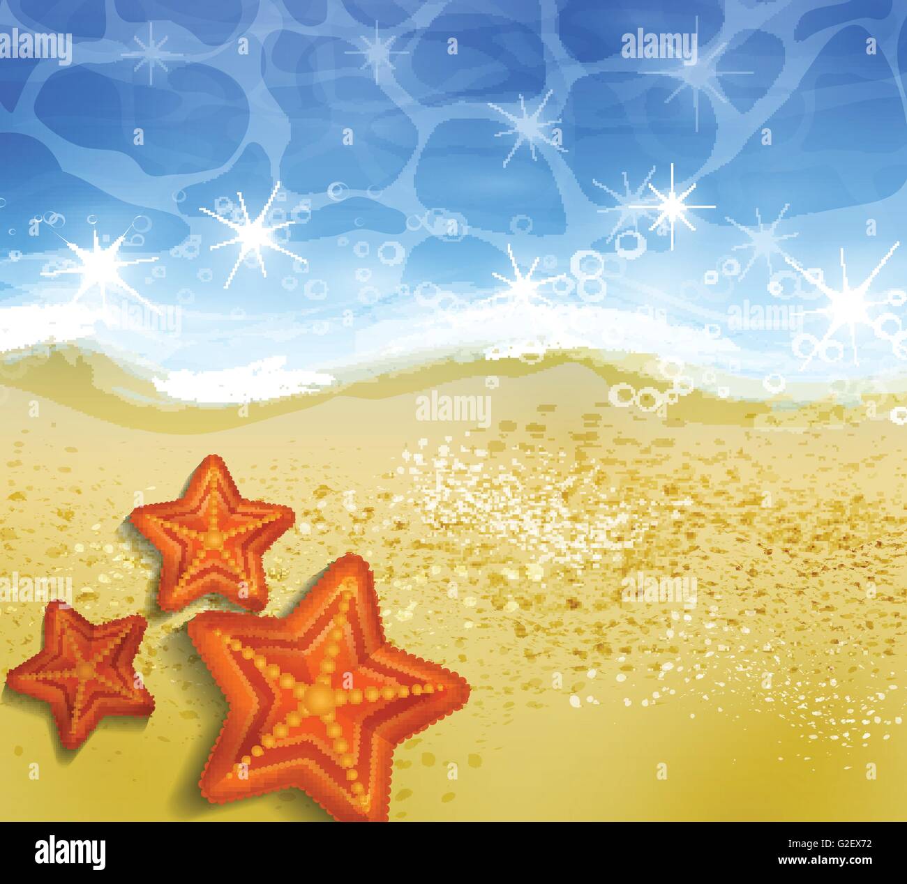 Scenic view bay on Stock Vector Images - Alamy