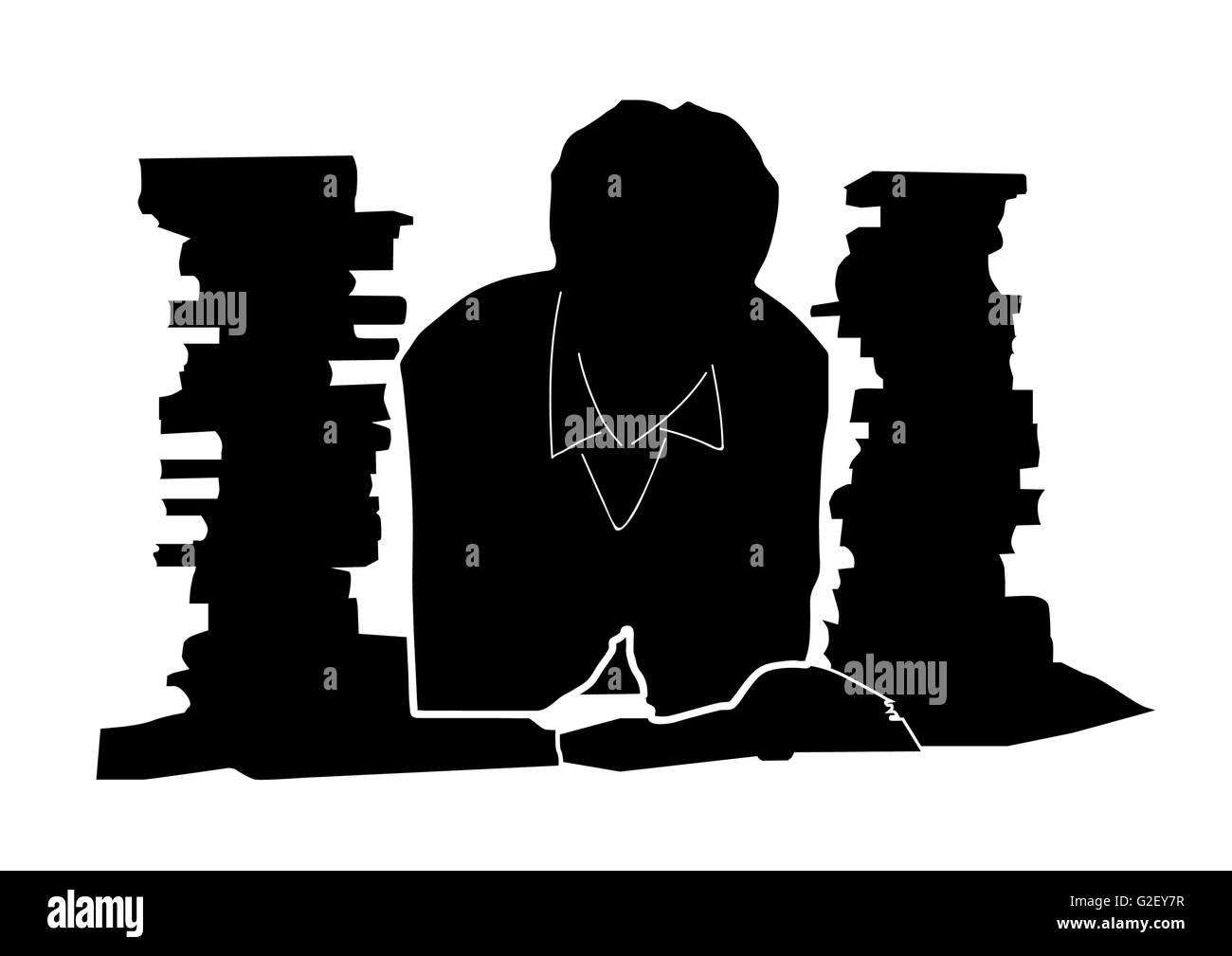 Book, reader, icon isolated on white background, vector Stock Photo - Alamy