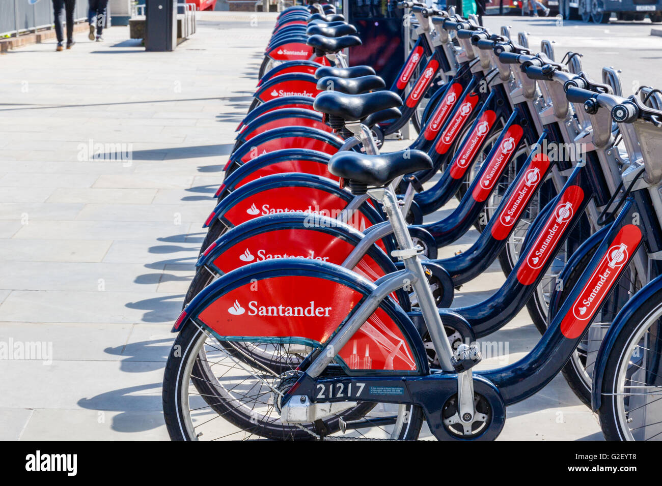 Boris bikes london cycle rental hi-res stock photography and images - Alamy