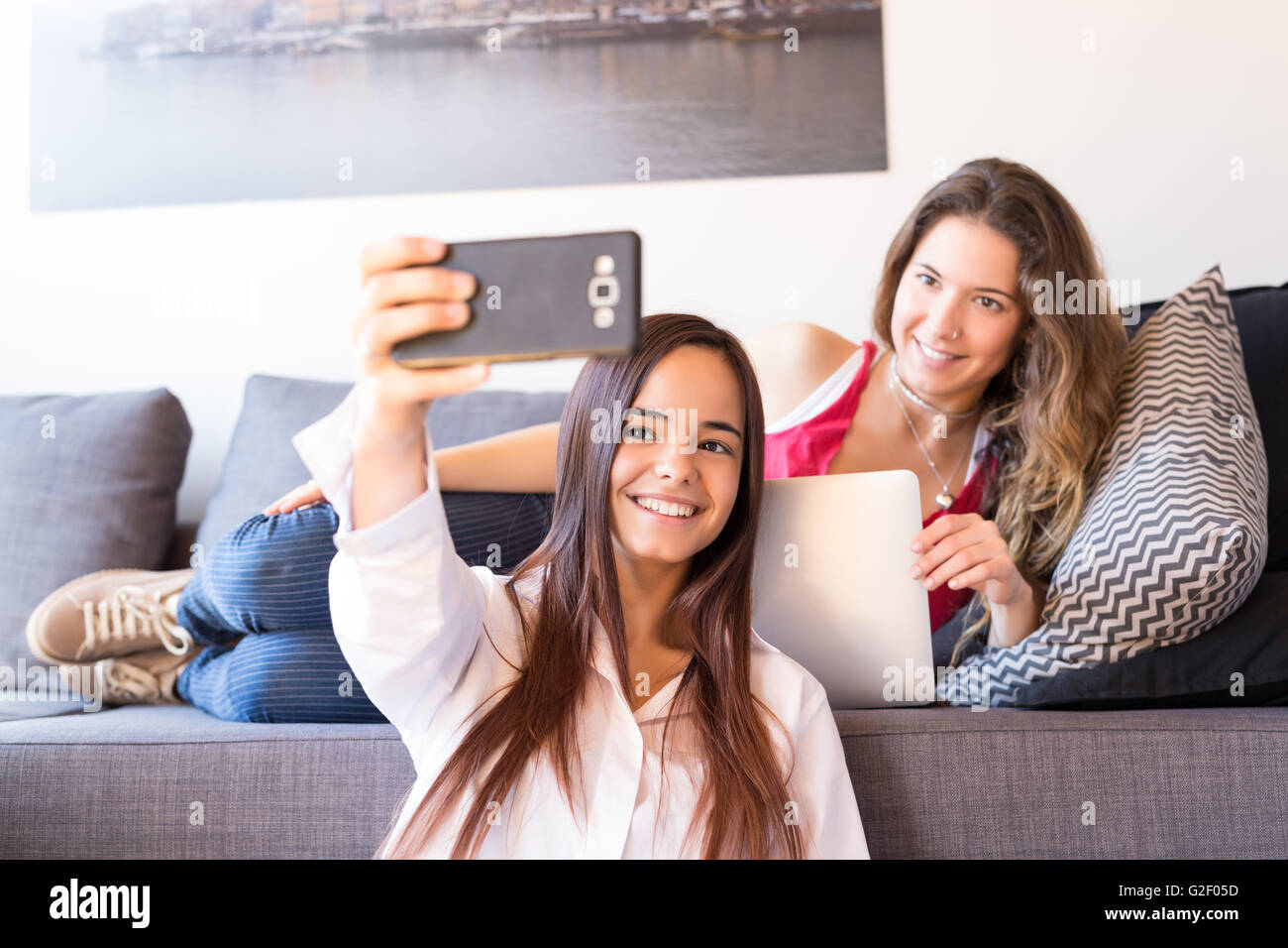 Chating together hi-res stock photography and images - Alamy